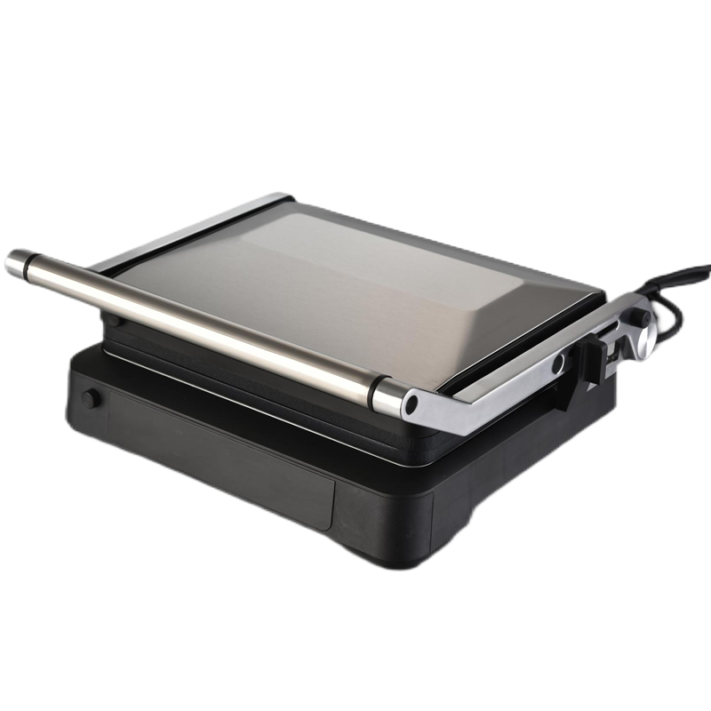 electric tabletop grill large lcd digital display with timer removable ...